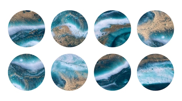 Captivating Coastal Landscapes in Circular Compositions | Jiffy Designs