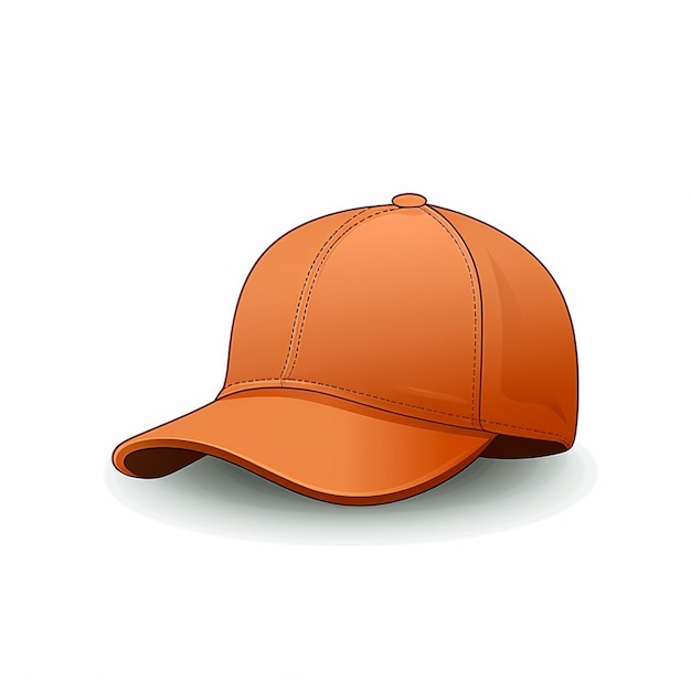 Vibrant Orange Baseball Cap with Sleek Design | Jiffy Designs