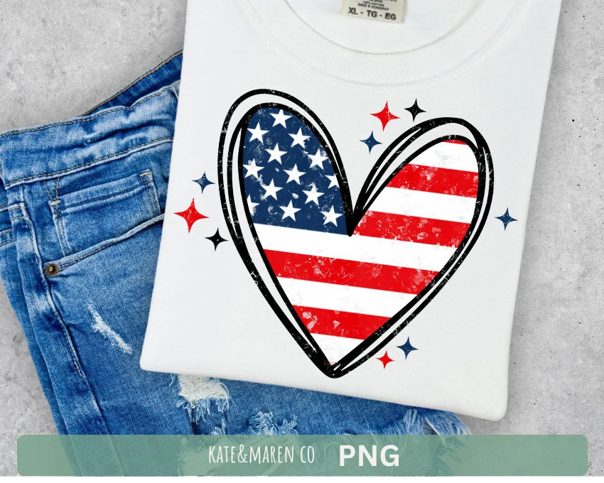 Patriotic Heart | Jiffy Designs