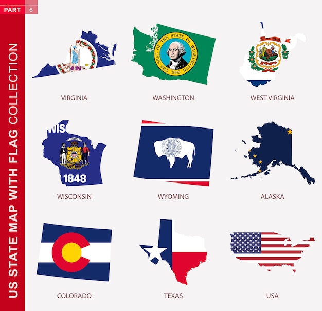 Vibrant Flags of the United States: A Captivating Exploration | Jiffy ...