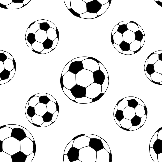 Classic Soccer Ball Pattern - Seamless Repeating Design | Jiffy Designs