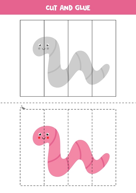 Whimsical Worm Clip Art Collection with Vibrant Colors | Jiffy Designs