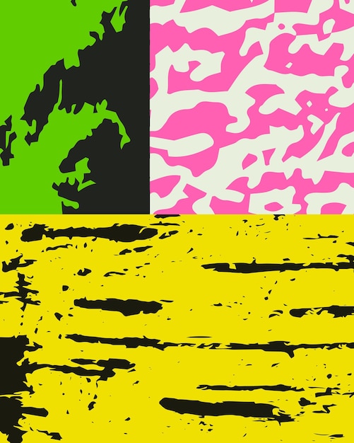 Vibrant Camouflage Patterns in Striking Neon Hues | Jiffy Designs