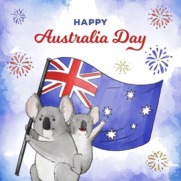 Joyous Koalas Celebrate Australia's National Pride | Jiffy Designs