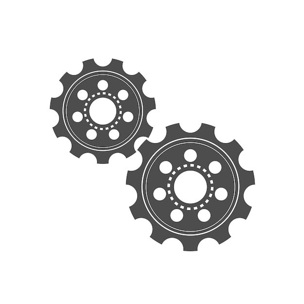 Intricate Mechanical Cogs in Monochrome Precision | Jiffy Designs