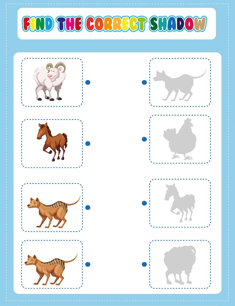 Adorable Animal Shadows: Match the Critters to Their Silhouettes ...