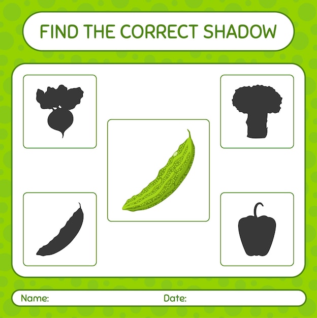 Matching Vegetable Shadows: A Fun Identification Game | Jiffy Designs