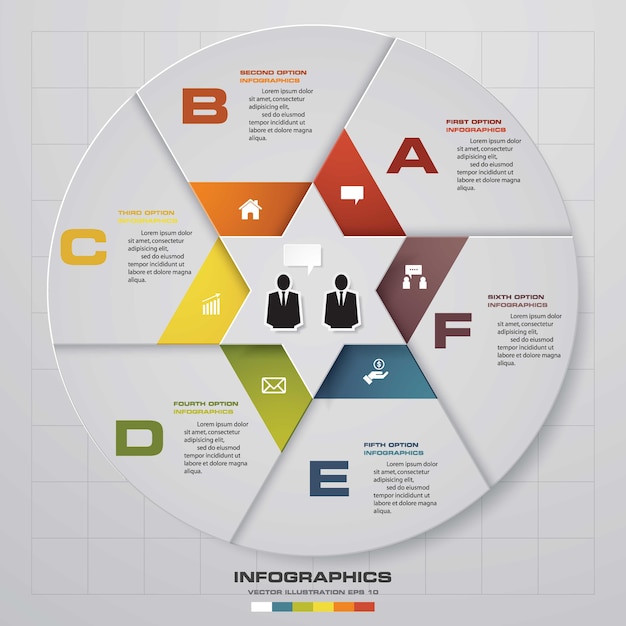 Vibrant Infographic Wheel Showcasing Business Concepts and Icons ...