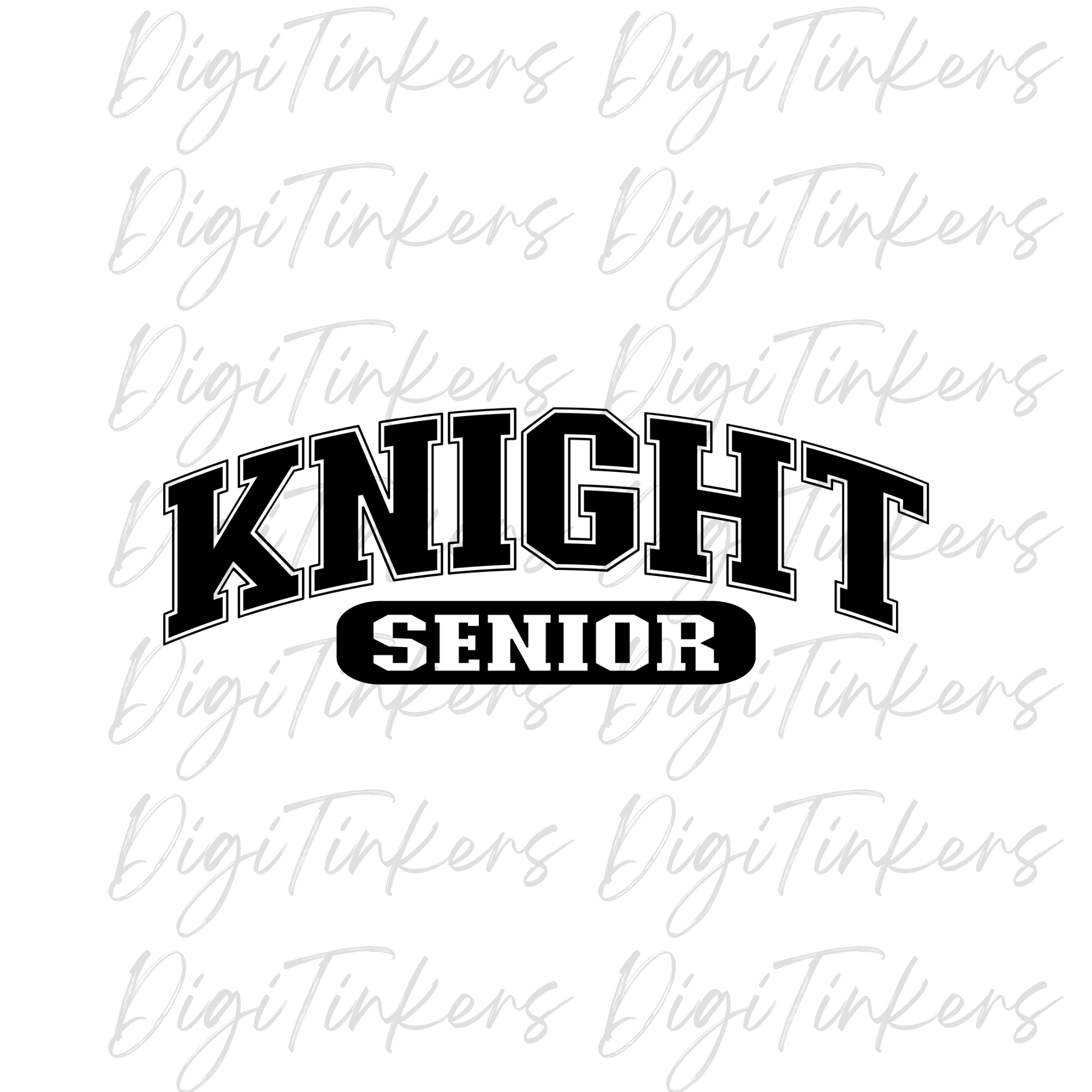 Collegiate Varsity Knight Shirt Senior Night Graduation Gift, High ...
