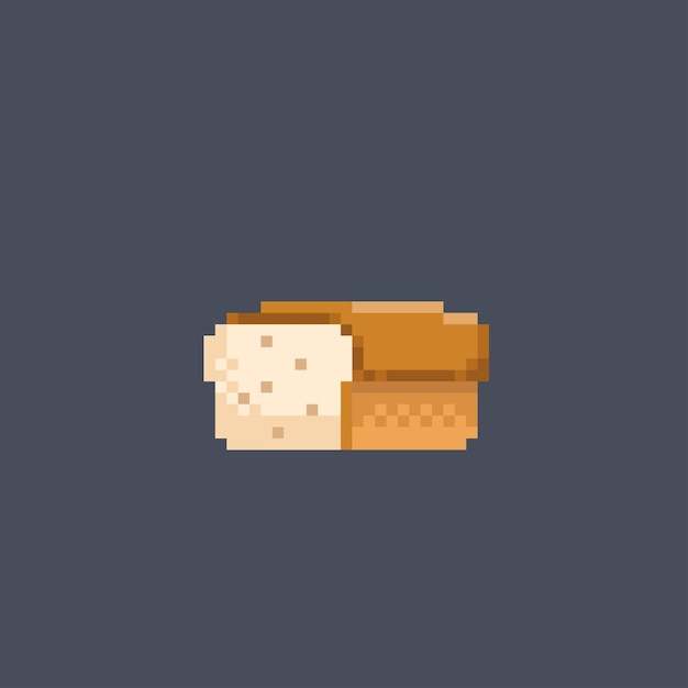 Delightful Pixel Art Bread Loaf and Buns | Jiffy Designs