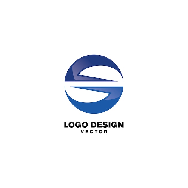 Abstract Blue Sphere Logo with Curved Lines and Typography | Jiffy Designs