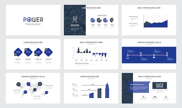 Sleek and Informative Presentation Slides with Minimalist Visuals ...