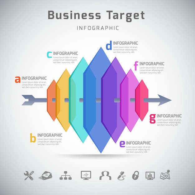 Vibrant Arrows Illustrate Business Goals and Objectives | Jiffy Designs