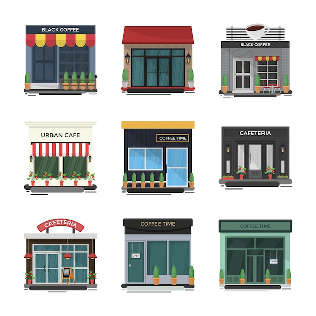 Vibrant Collection of Diverse Urban Storefront Designs | Jiffy Designs