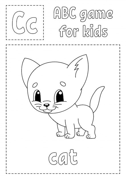 Adorable Kitten in ABC Game for Kids | Jiffy Designs