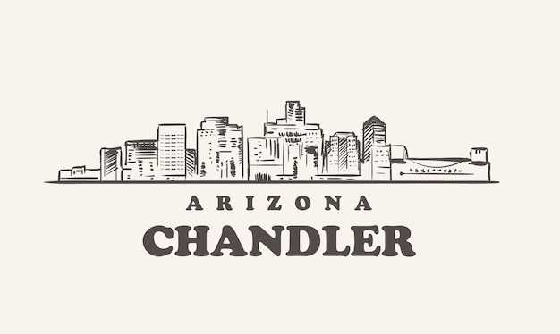 Iconic Skyline of Chandler, Arizona's Modern Cityscape | Jiffy Designs