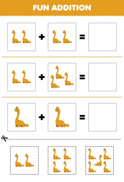 Cute Cartoon Ducks for Fun Addition Math Practice | Jiffy Designs