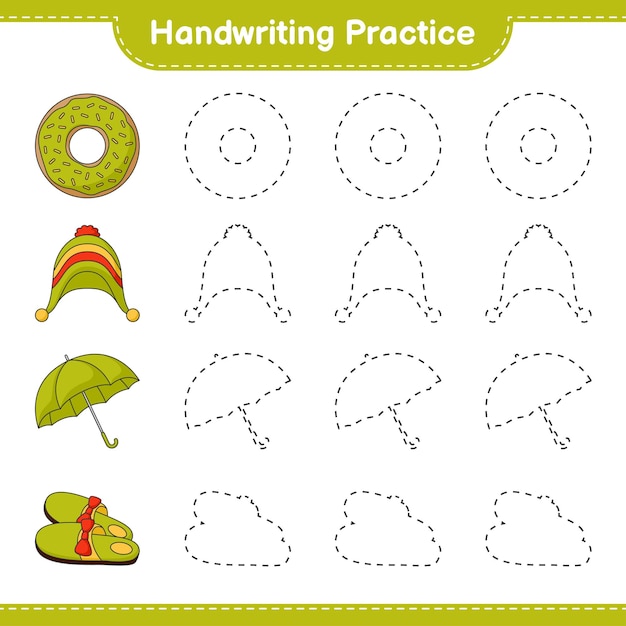 Charming Assortment of Whimsical Shapes and Patterns for Handwriting ...