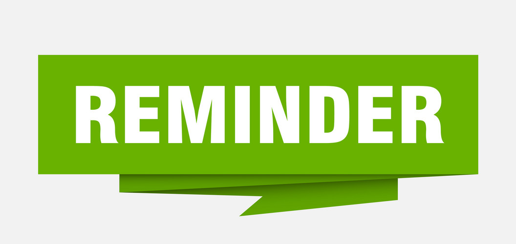 Reminder Sign. Reminder Paper Origami Speech Bubble. Reminder Tag ...