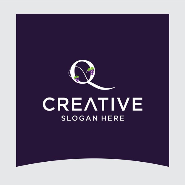 Elegant Monogram Logo with Stylized Letter Q | Jiffy Designs