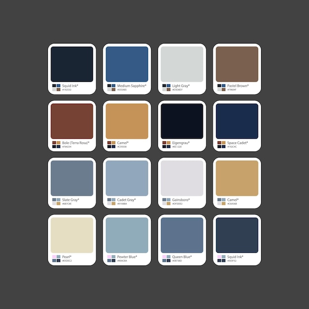 Elegant Color Palette of Earthy Tones and Subtle Hues | Jiffy Designs