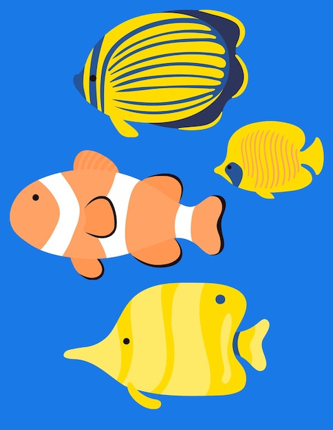 Vibrant Undersea Creatures in Playful Geometric Shapes | Jiffy Designs