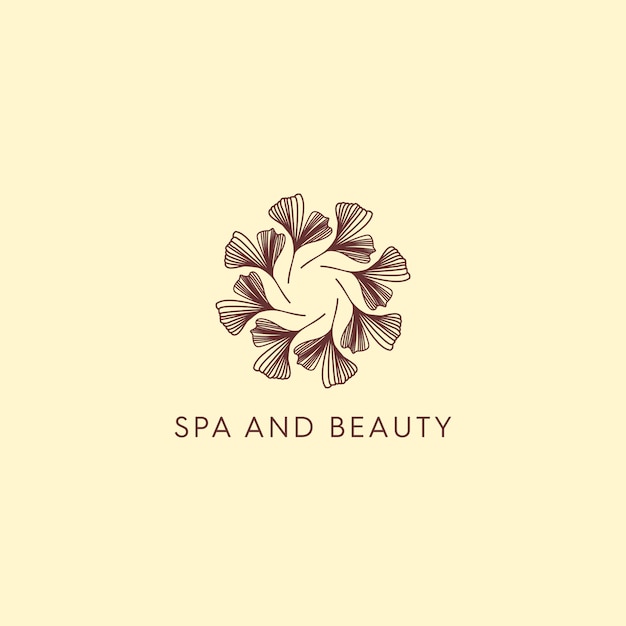 Elegant Floral Emblem for Spa and Beauty Brand | Jiffy Designs