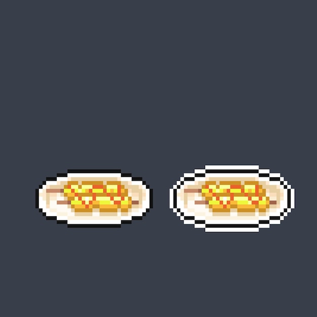 Vibrant Pixel Art Breakfast Plates | Jiffy Designs