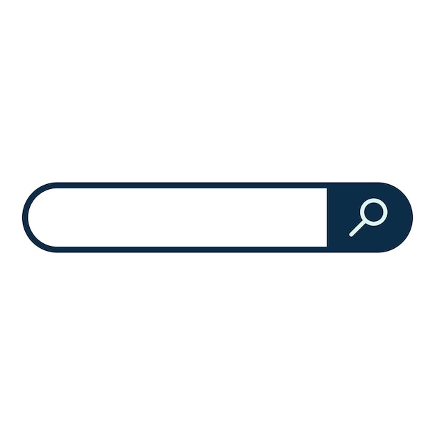 Minimalist Search Bar with Magnifying Glass Icon | Jiffy Designs