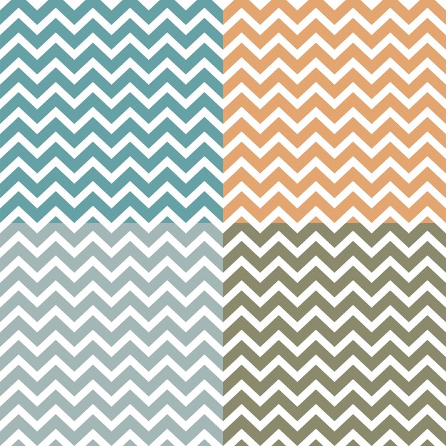 Vibrant Chevron Pattern in Earthy Tones | Jiffy Designs