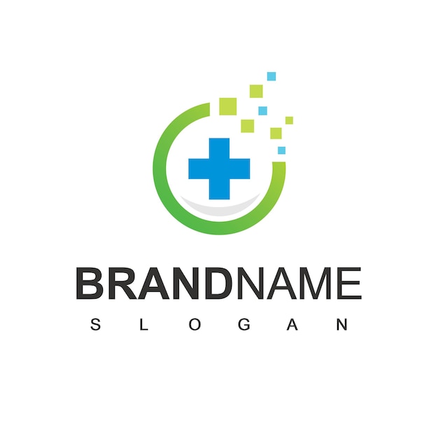Vibrant Medical Symbol with Colorful Dots | Jiffy Designs