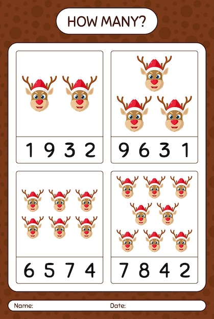 Counting Reindeer Noses: A Fun Holiday Numeracy Activity | Jiffy Designs