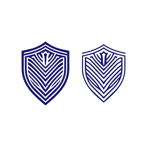 Interlocking Geometric Shields in Striking Navy Design | Jiffy Designs