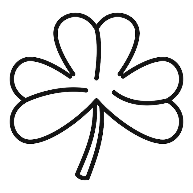 Elegant Monochrome Shamrock Emblem | Jiffy Designs
