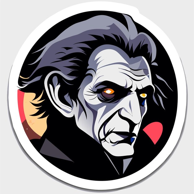 Captivating Vampire Portrait with Piercing Gaze | Jiffy Designs