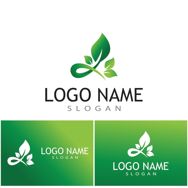 Versatile Nature-Inspired Logo Collection with Leaf Motifs | Jiffy Designs