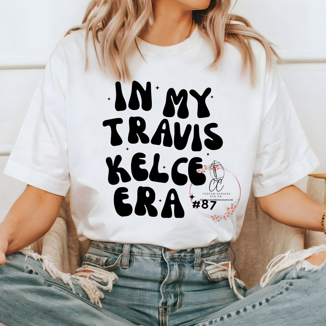 In My Travis Kelce Era Svg, Taylor's Version Svg, Chiefs Svg, Swift and ...