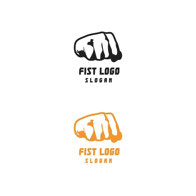 Powerful Fist Emblem with Bold Typography | Jiffy Designs