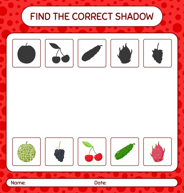 Discover the Matching Shadows of Vibrant Fruits and Veggies | Jiffy Designs