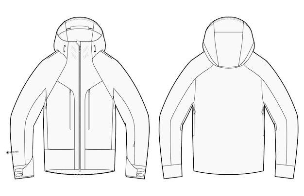 Versatile Hooded Jacket with Sleek Design | Jiffy Designs