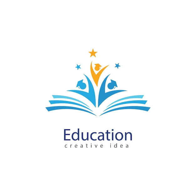 Vibrant Book-Inspired Education Logo with Soaring Imagery | Jiffy Designs