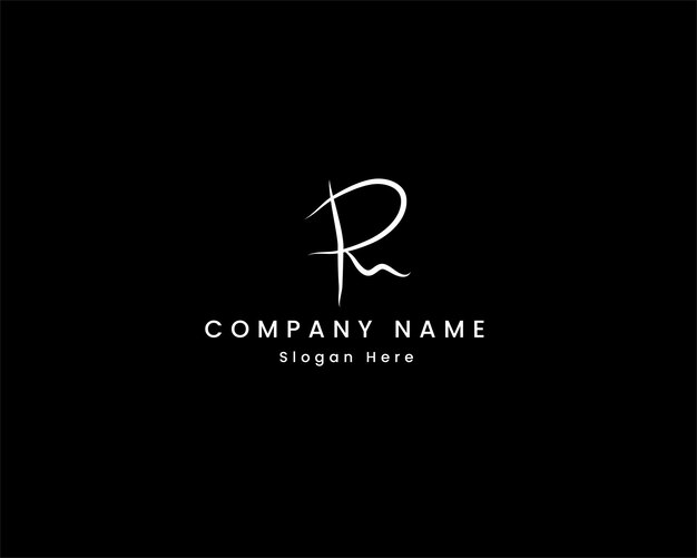 Elegant Monogram Logo with Sophisticated Cursive Typography | Jiffy Designs