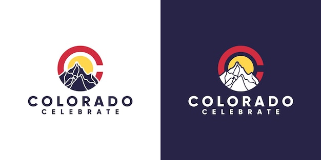 Majestic Mountain Emblem: Celebrate Colorado's Natural Beauty | Jiffy ...