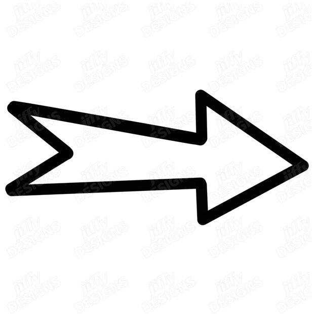 Bold Directional Arrow with Striking Minimalist Black and White Design ...