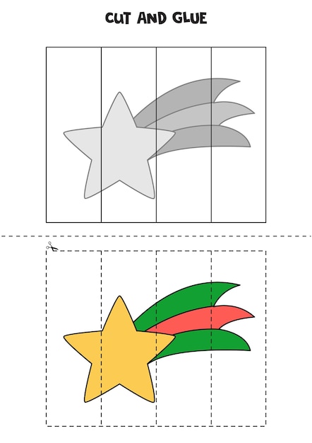 Vibrant Star and Comet Cut-Out Craft Project | Jiffy Designs