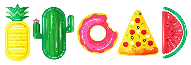 Vibrant Summer-Inspired Inflatable Pool Accessories Collection | Jiffy ...