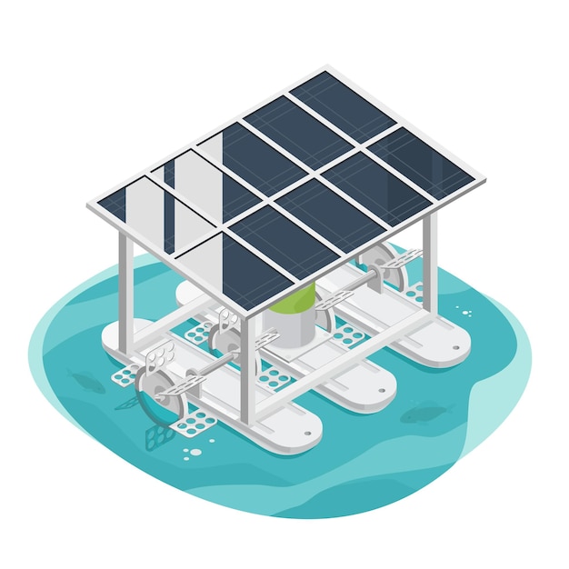Sleek Solar-Powered Floating Dock with Charging Stations | Jiffy Designs
