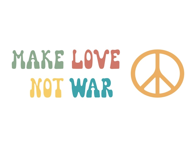 Vibrant Peace Symbol and Inspiring Message of Love | Jiffy Designs
