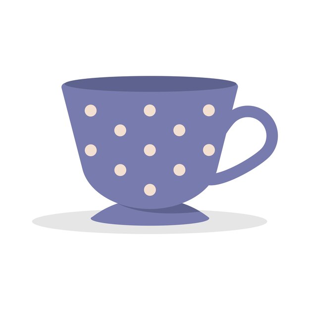 Charming Polka Dot Teacup with Whimsical Flair | Jiffy Designs