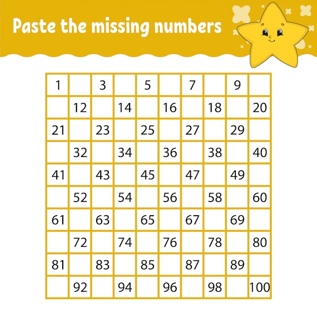 Vibrant Star-Shaped Number Grid Puzzle | Jiffy Designs